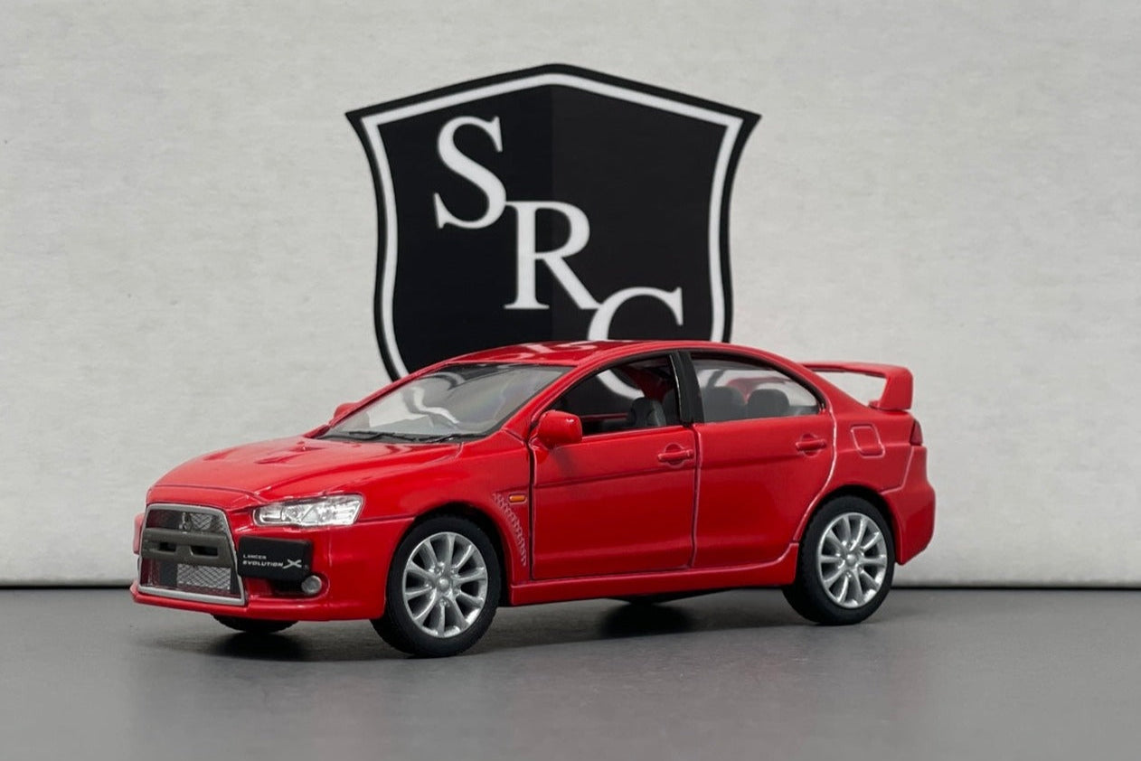 Mitsubishi Lancer Evolution X - Kinsmart 1:36 Diecast – Strada Racing Club