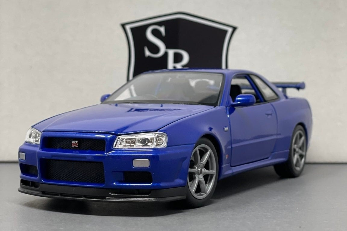 Nissan Skyline GTR R34 - Welly 1:24 Diecast – Strada Racing Club